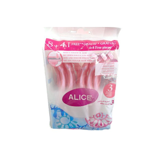Alice Touch Of Aloe 3 Blades 12p AS05 – Maven Cosmetics
