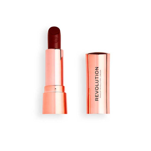 Revolution Satin Kiss Lipstick Vampire Red – Maven Cosmetics